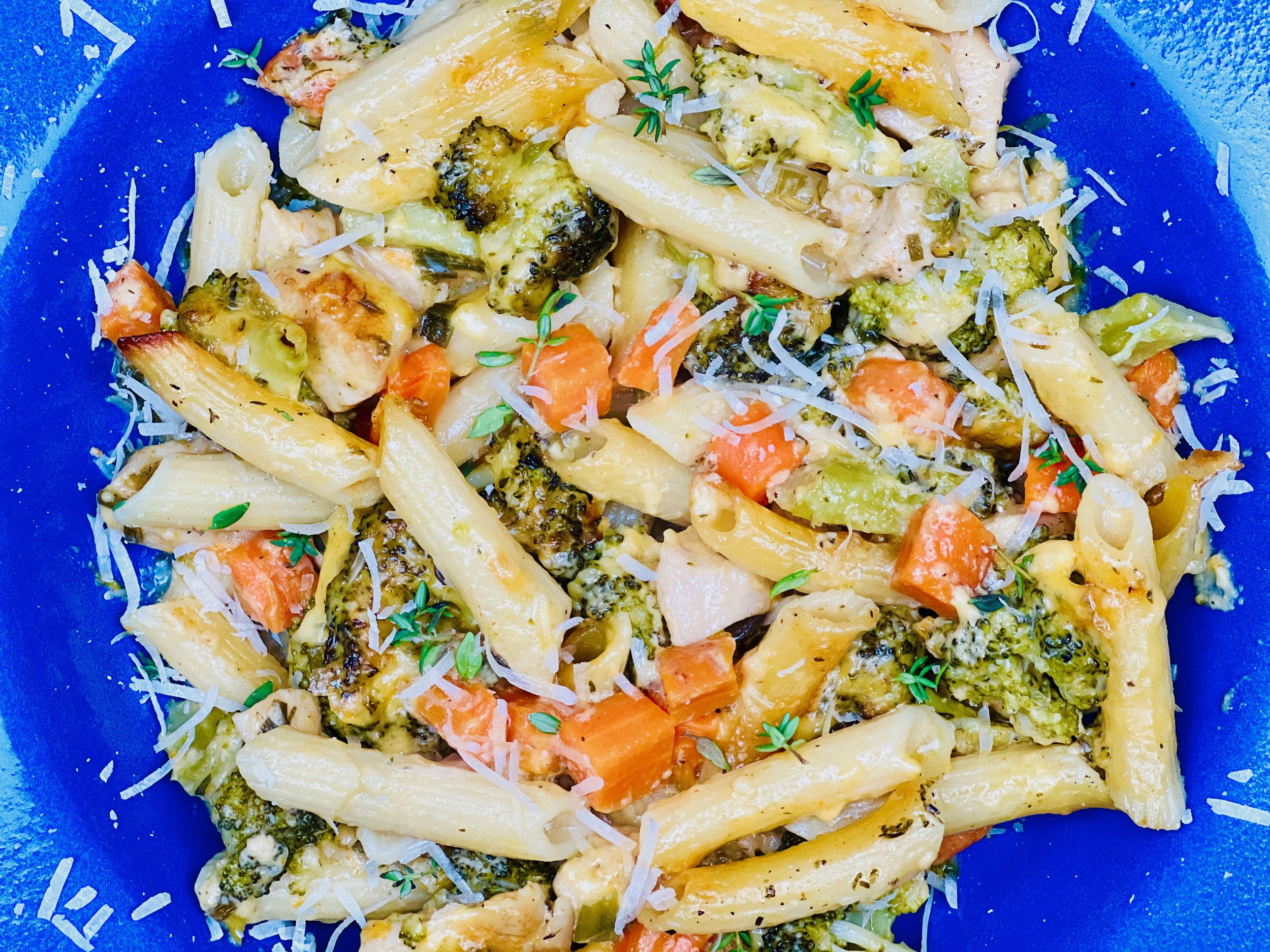 One Pan Chicken Vegetable And Pasta Bake Low FODMAP IBS Game Changer One Pan Chicken Vegetable And Pasta Bake Low FODMAP IBS Game Changer