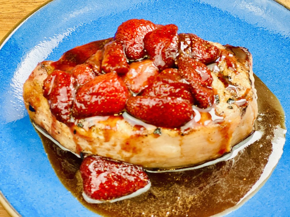 Pork Chops with Strawberry Balsamic Reduction (Low FODMAP) — IBS Game ...