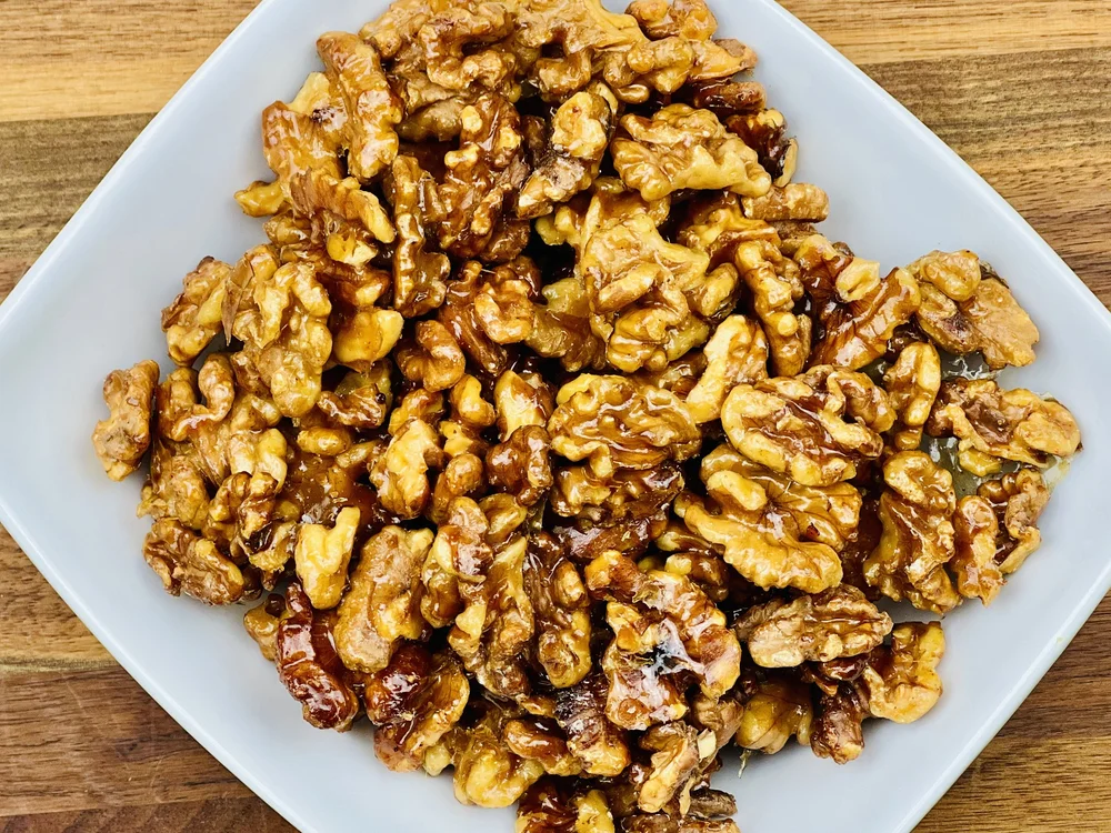 Sweet and Savory Candied Maple Walnuts (Low FODMAP) — IBS Game Changer