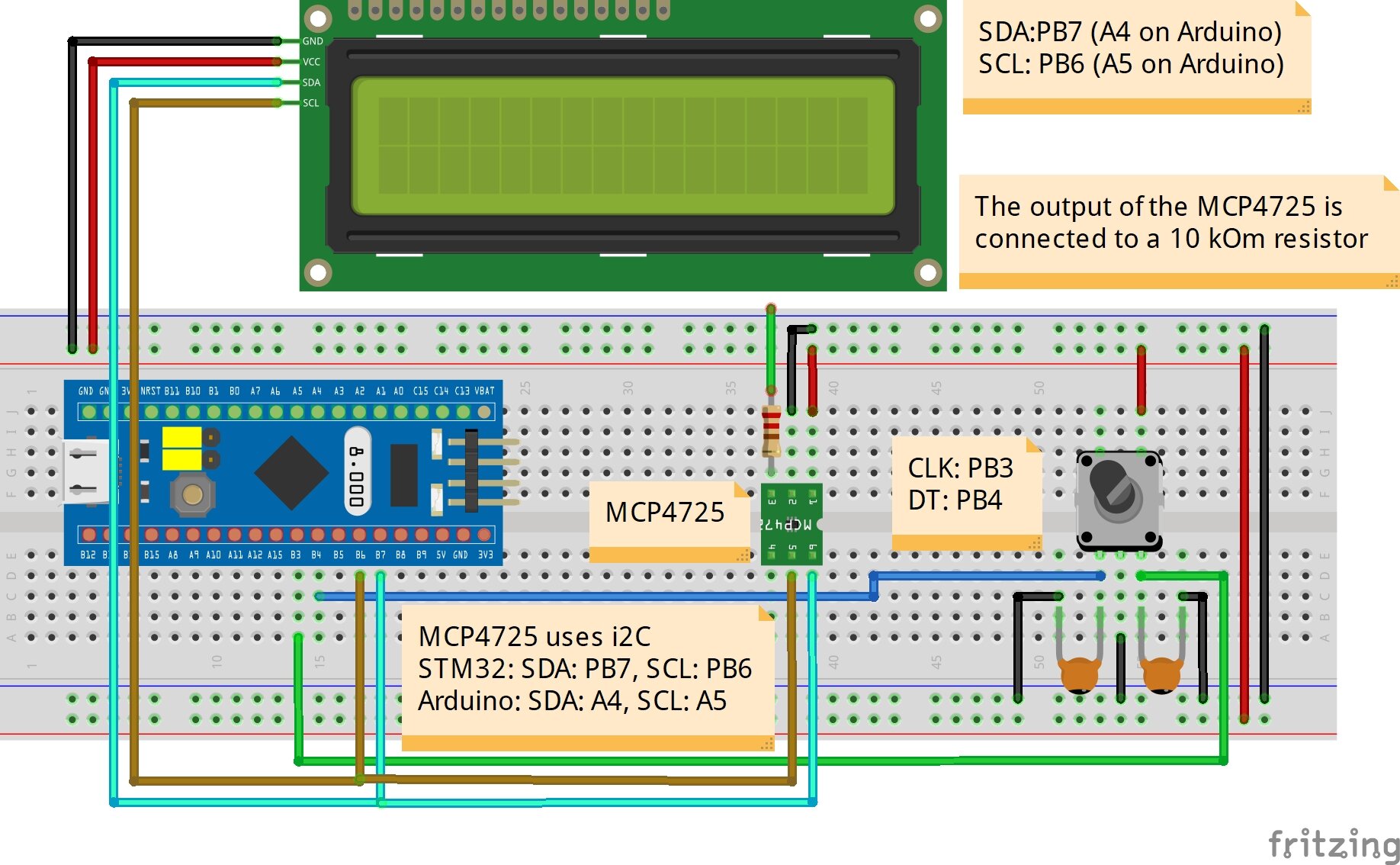MCP4725 12 bit DAC and SZBK07 DC-DC converter — Curious Scientist