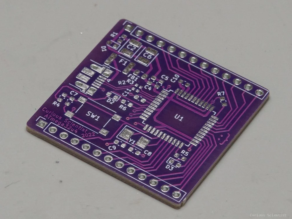 Making my own ATmega32U4 microcontroller — Curious Scientist