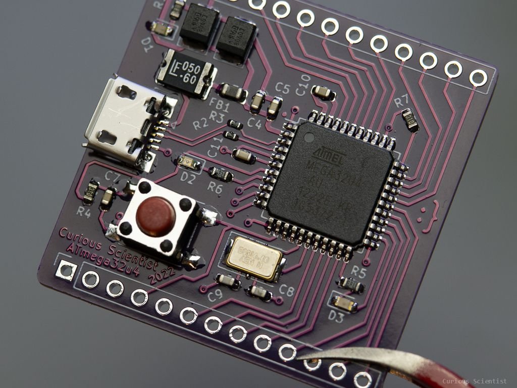 Making my own ATmega32U4 microcontroller — Curious Scientist
