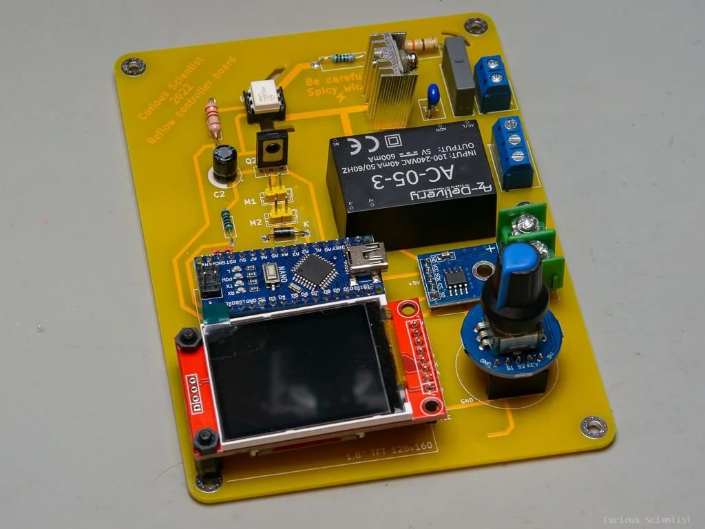 Custom reflow hot plate - Custom PCB — Curious Scientist