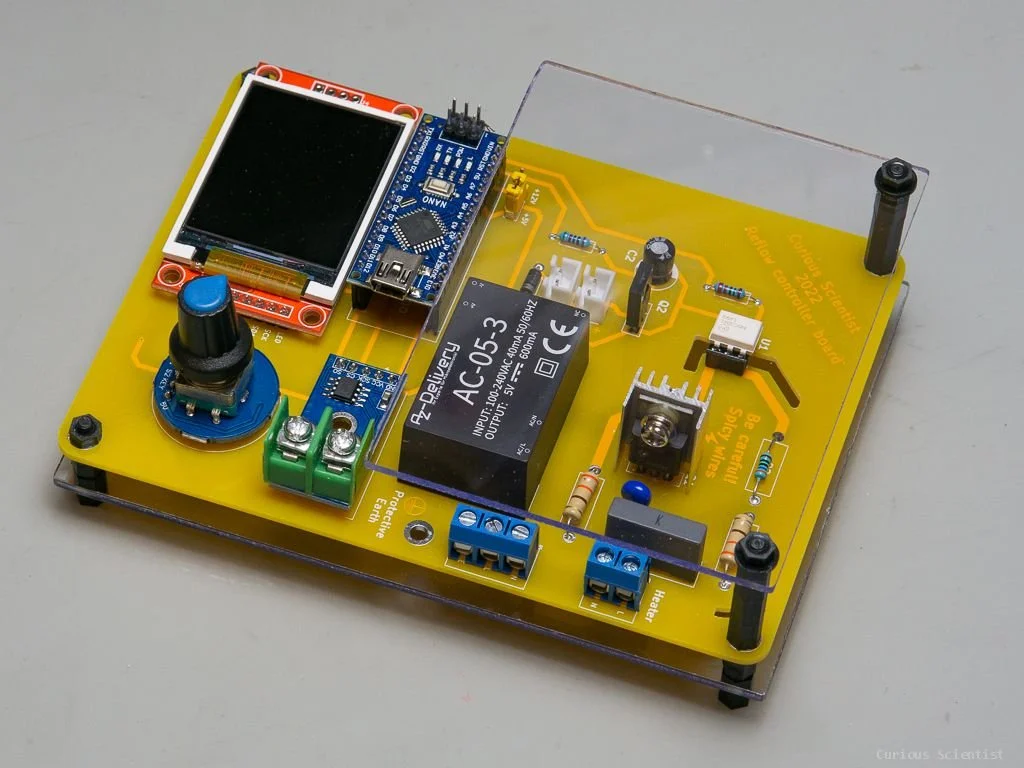 Custom reflow hot plate - Demo and coding — Curious Scientist
