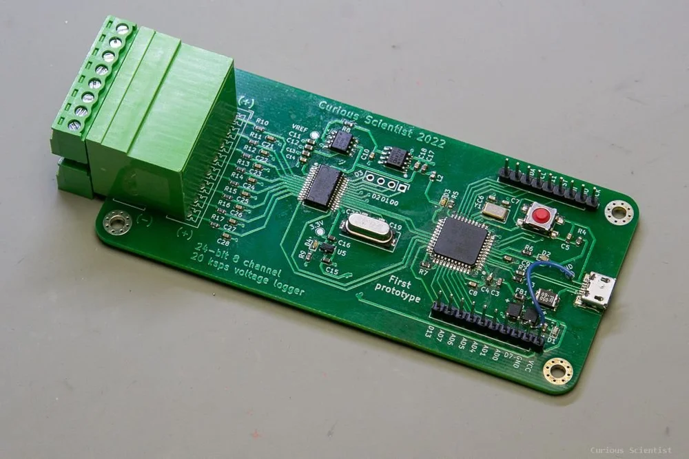 Custom ADS1256 circuit — Curious Scientist