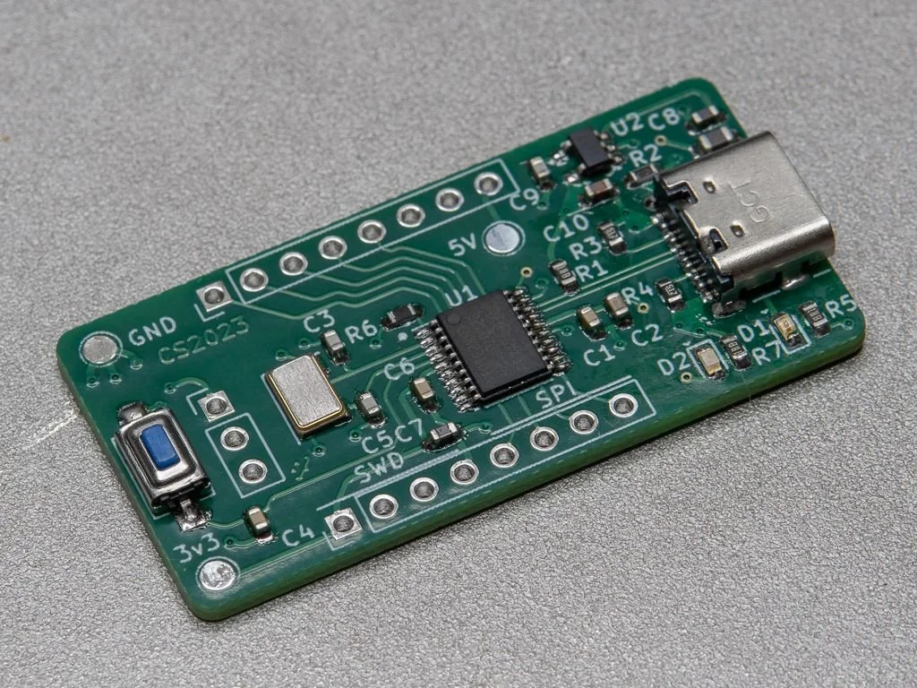 STM32F070F6P6 mini development board with native USB — Curious Scientist