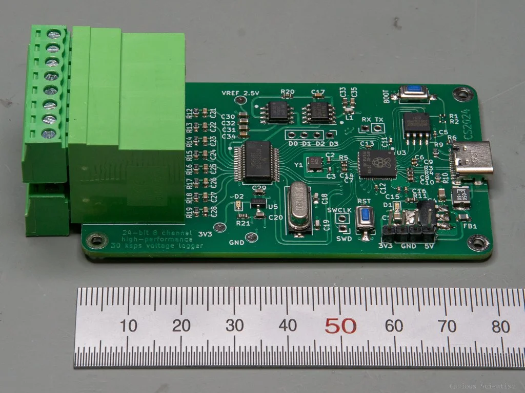 RP2040-ADS1256 DAQ Board — Curious Scientist