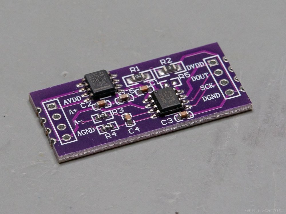 CS1237 24-bit AD Converter with Arduino — Curious Scientist
