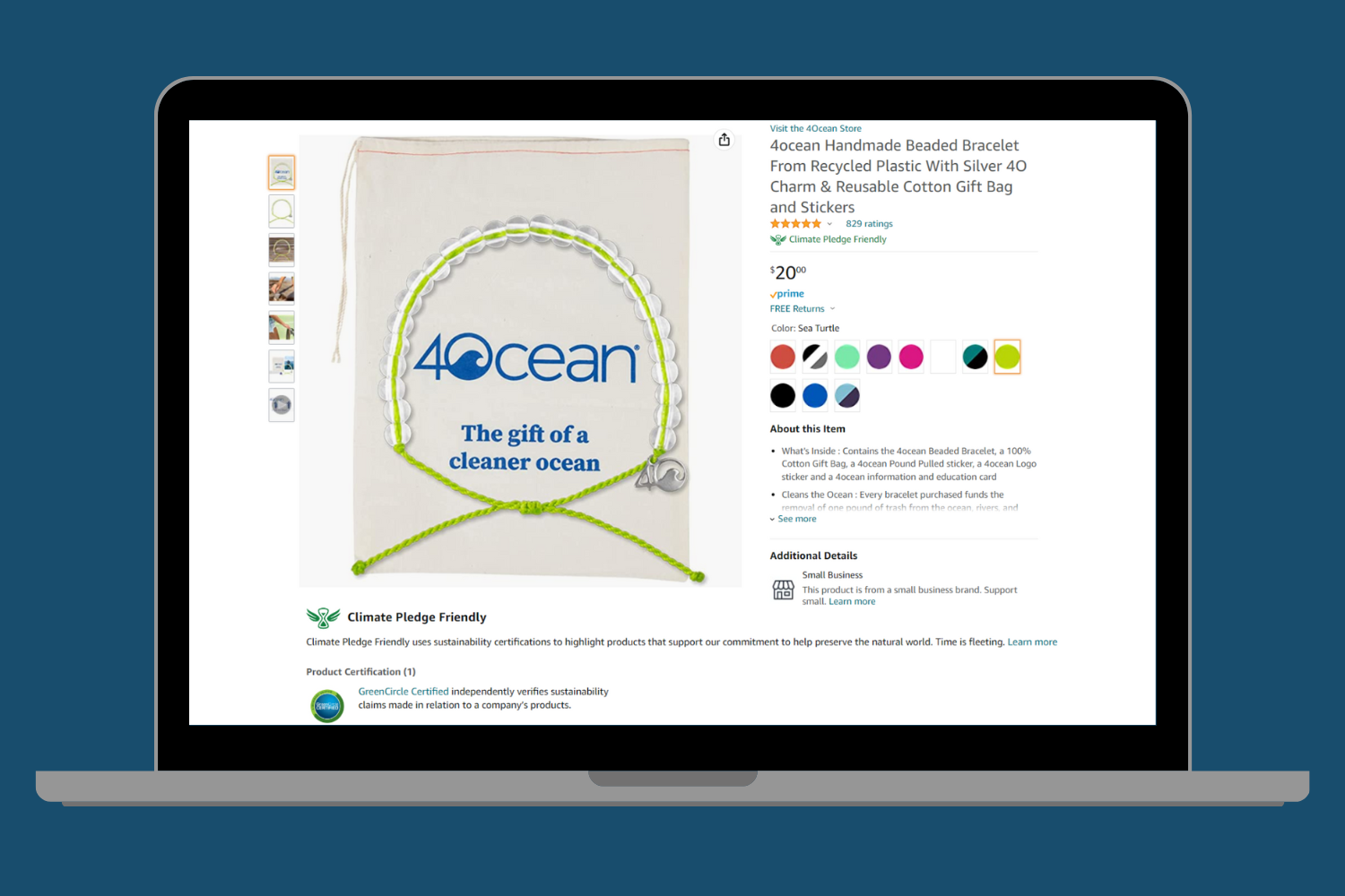 Amazon Climate Pledge Friendly — GreenCircle Certified