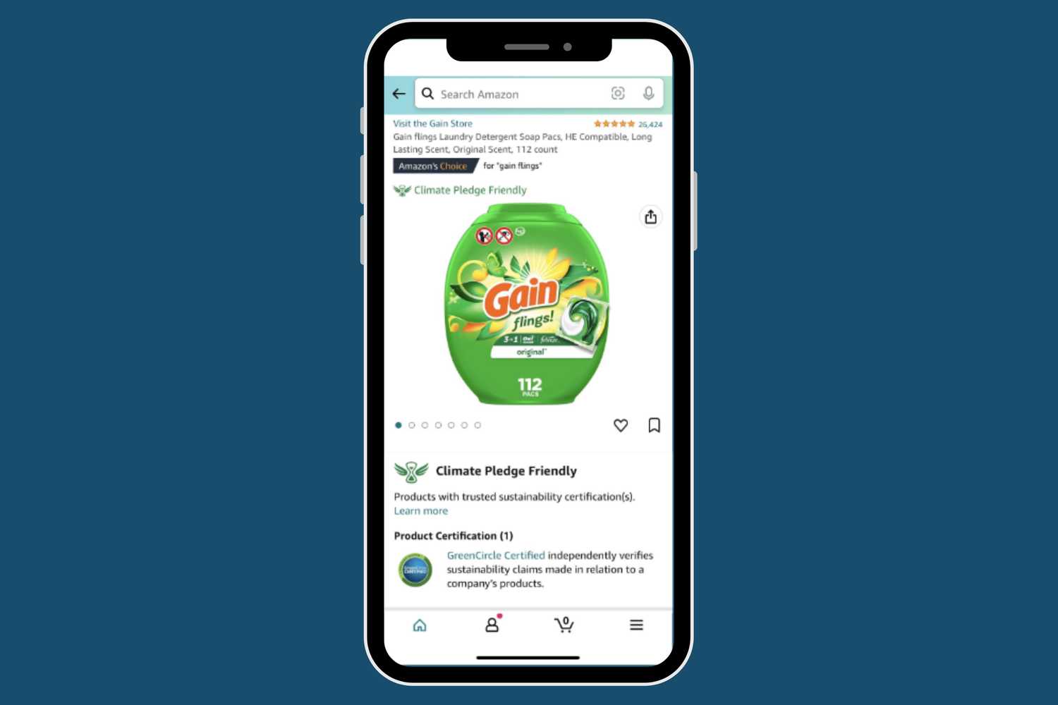 Amazon Climate Pledge Friendly — GreenCircle Certified