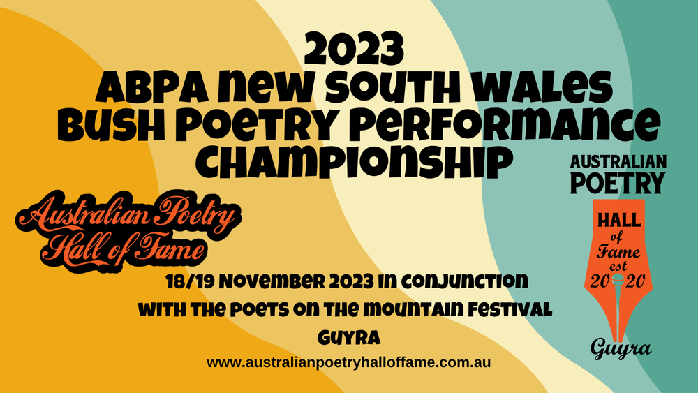 Blog 3 — Australian Poetry Hall of Fame