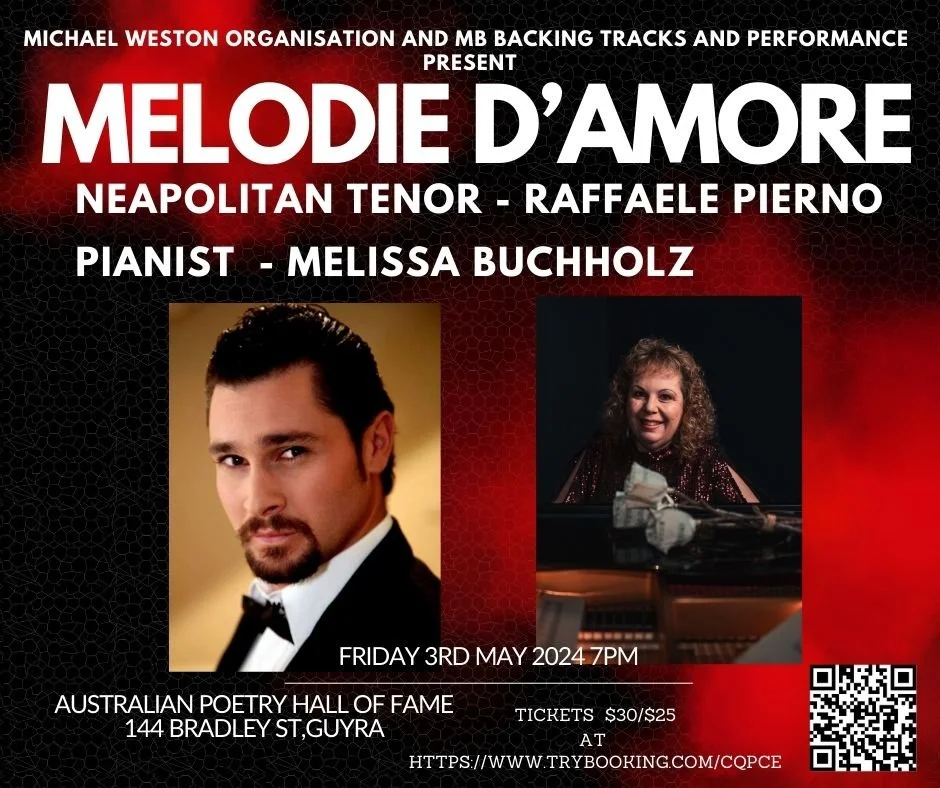 The amazing Italian Tenor comes to Guyra. Raffaele Pierno accompanied ...