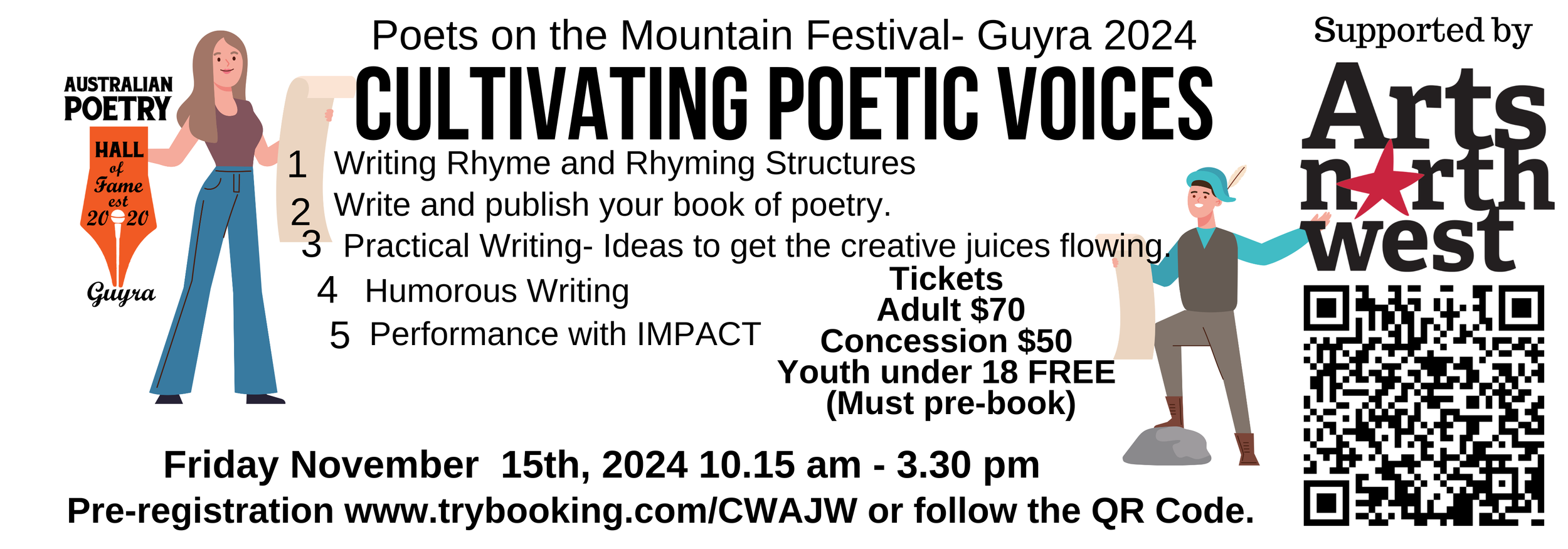Cultivating Poetic Voices Workshop Series — Australian Poetry Hall of Fame