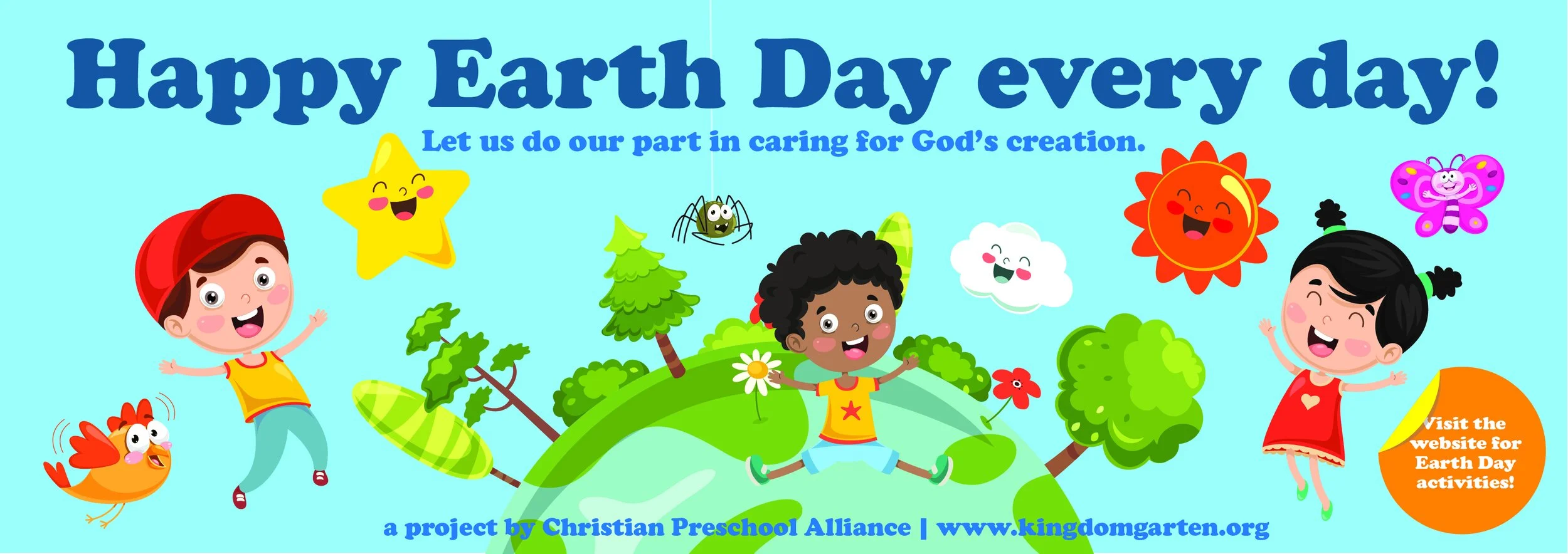Happy Earth Day. Every Day - Celebrating God's Creation — Kingdomgarten ...