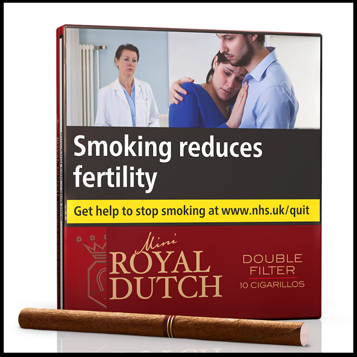 Royal Dutch Filter Cigarillos (10) — C Booth & Son