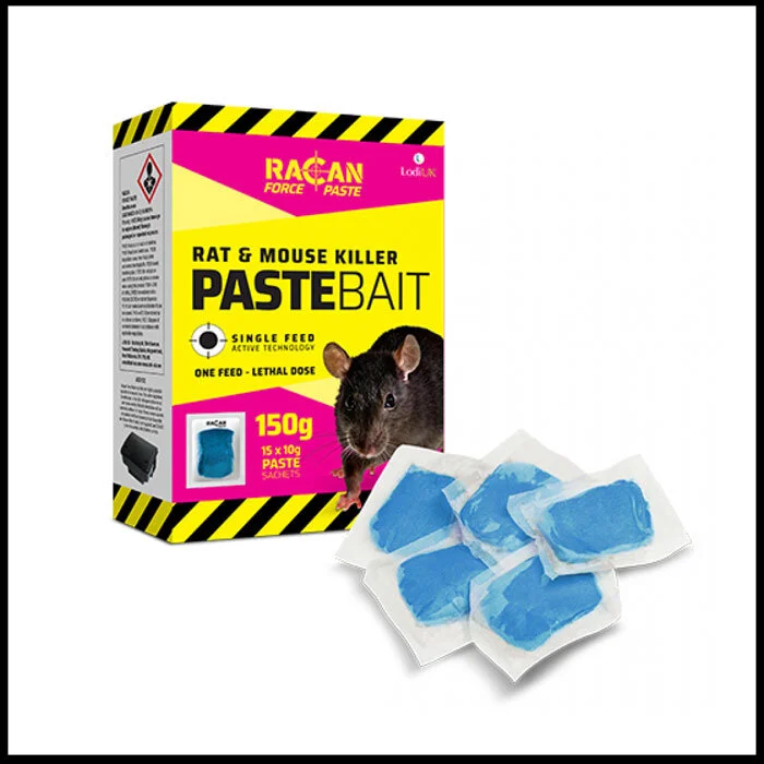 Sapphire Paste Rat and Mouse Killer Pouch 150g — C Booth & Son