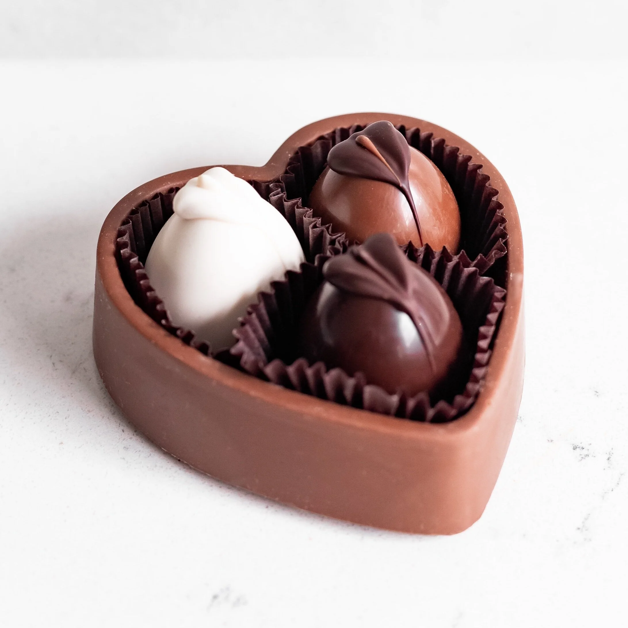 9oz Valentine’s Milk Chocolate Heart Box with Red Foiled Hearts ...