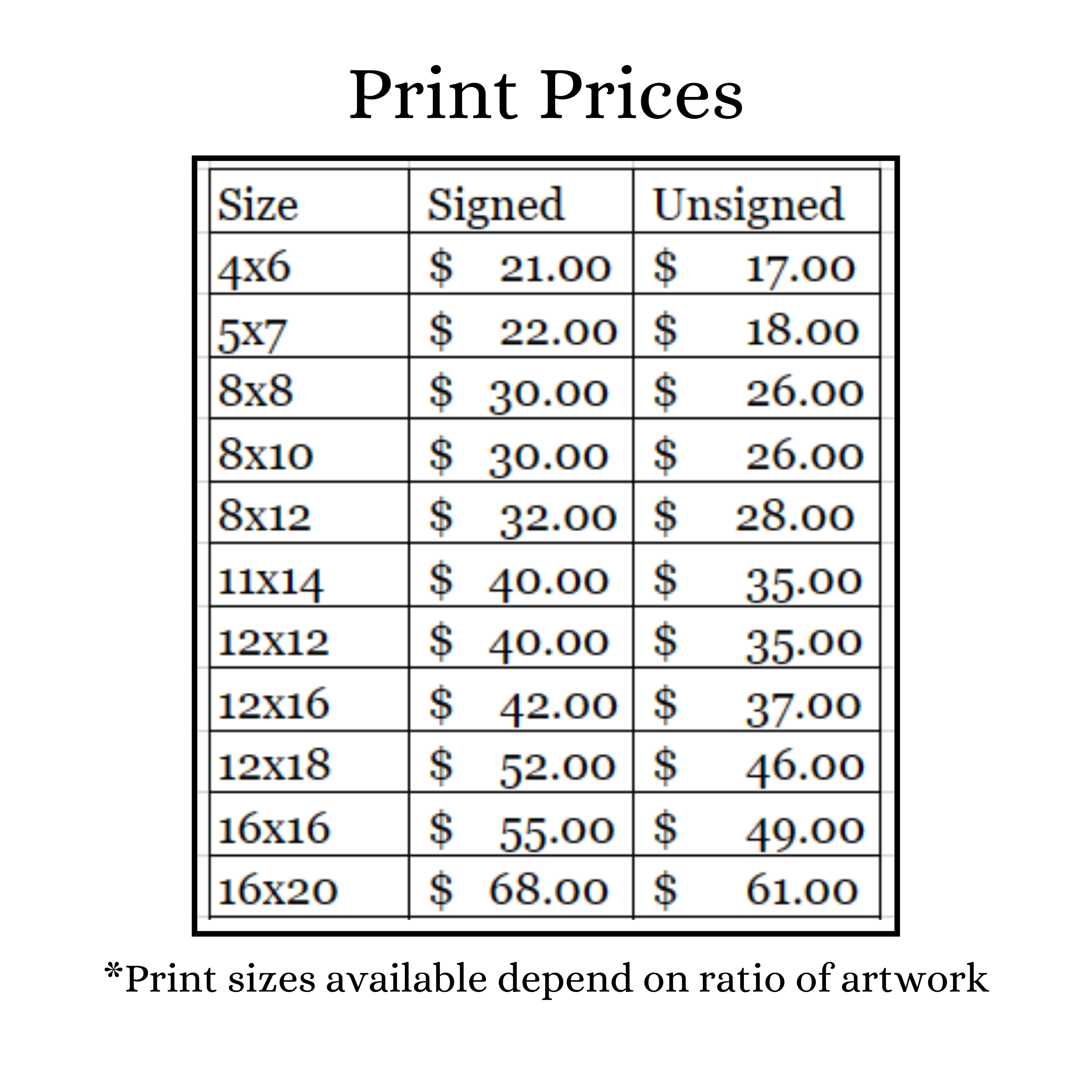 Shop — Olivia Chapman Art