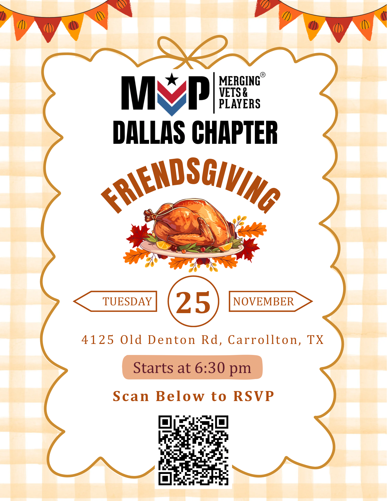 MVP Dallas Friendsgiving — MVP | Merging Vets & Players