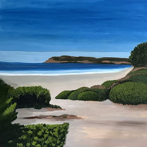 Carmel-Inspired Oil Paintings: Coastal Landscape Art — Meg Link Design