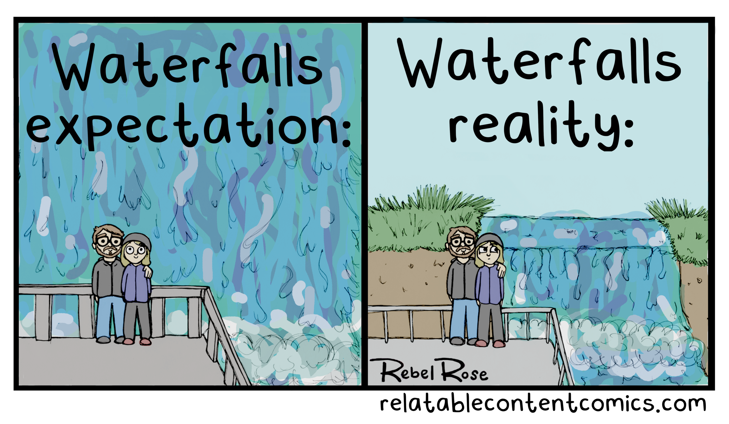 Don’t Go Chasing Waterfalls — Rebecca Rose Comics