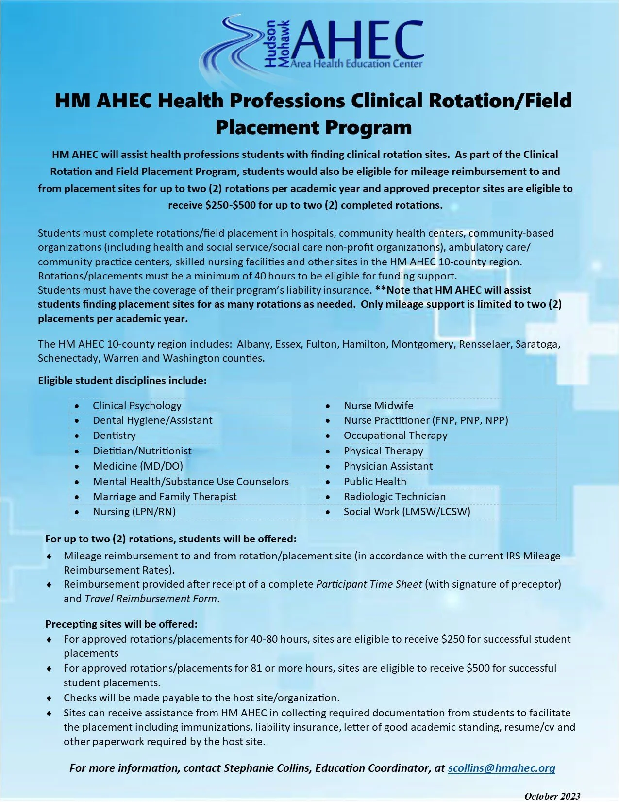 College Students/AHEC Scholars — HM AHEC