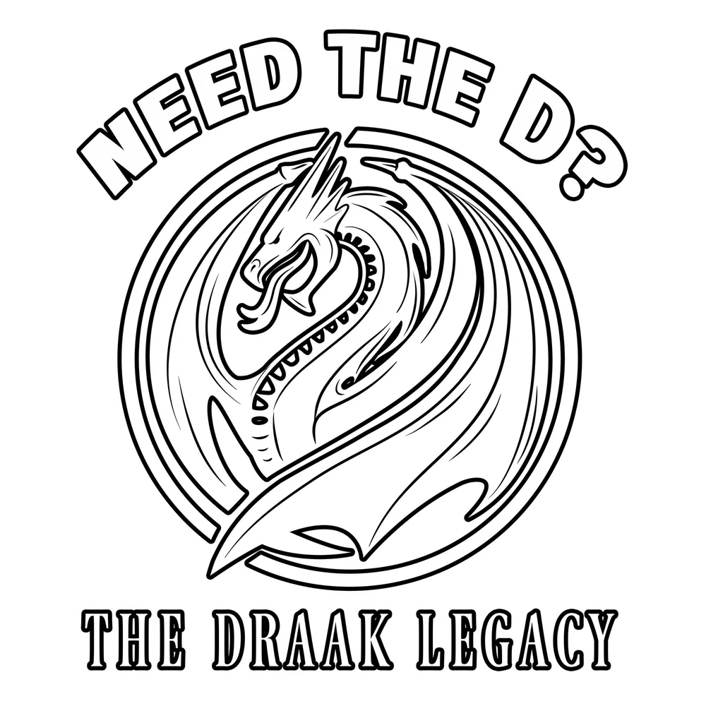 Free Draak Coloring Sheet — Xavier Neal