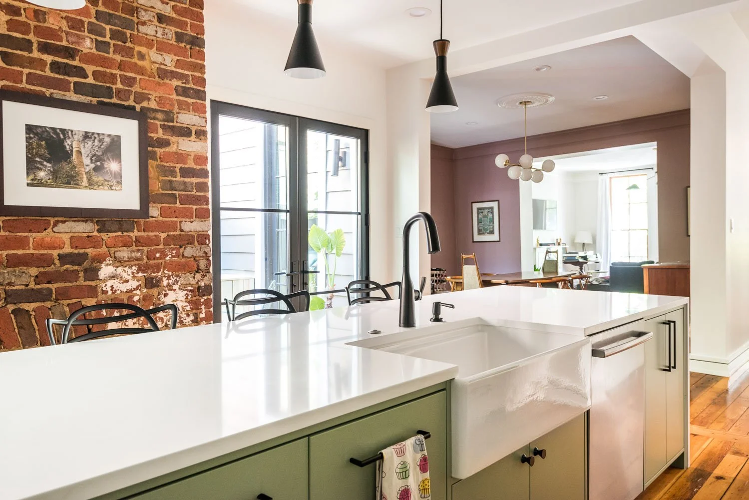 Crooked House meets Modern on West Ave. — Modern Traditions Interior Design
