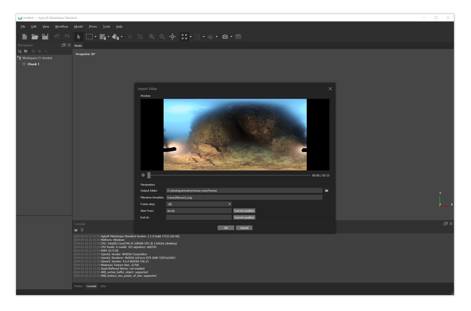 Photogrammetry: How to create a 3D model from 360 video in an hour or ...