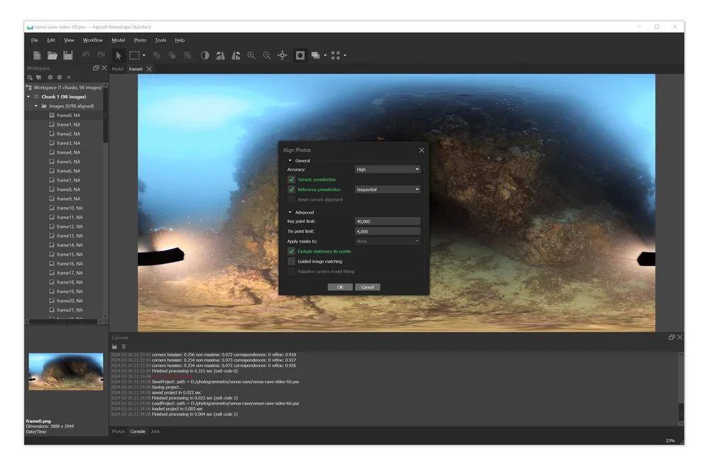 Photogrammetry: How to create a 3D model from 360 video in an hour or ...