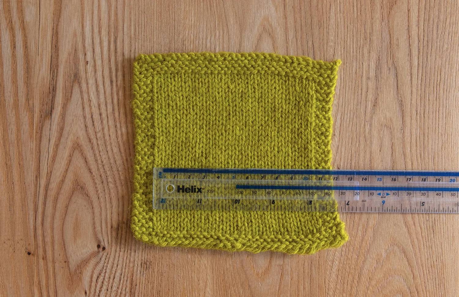 How to knit a gauge swatch — flock | Knitting & Wool Shop