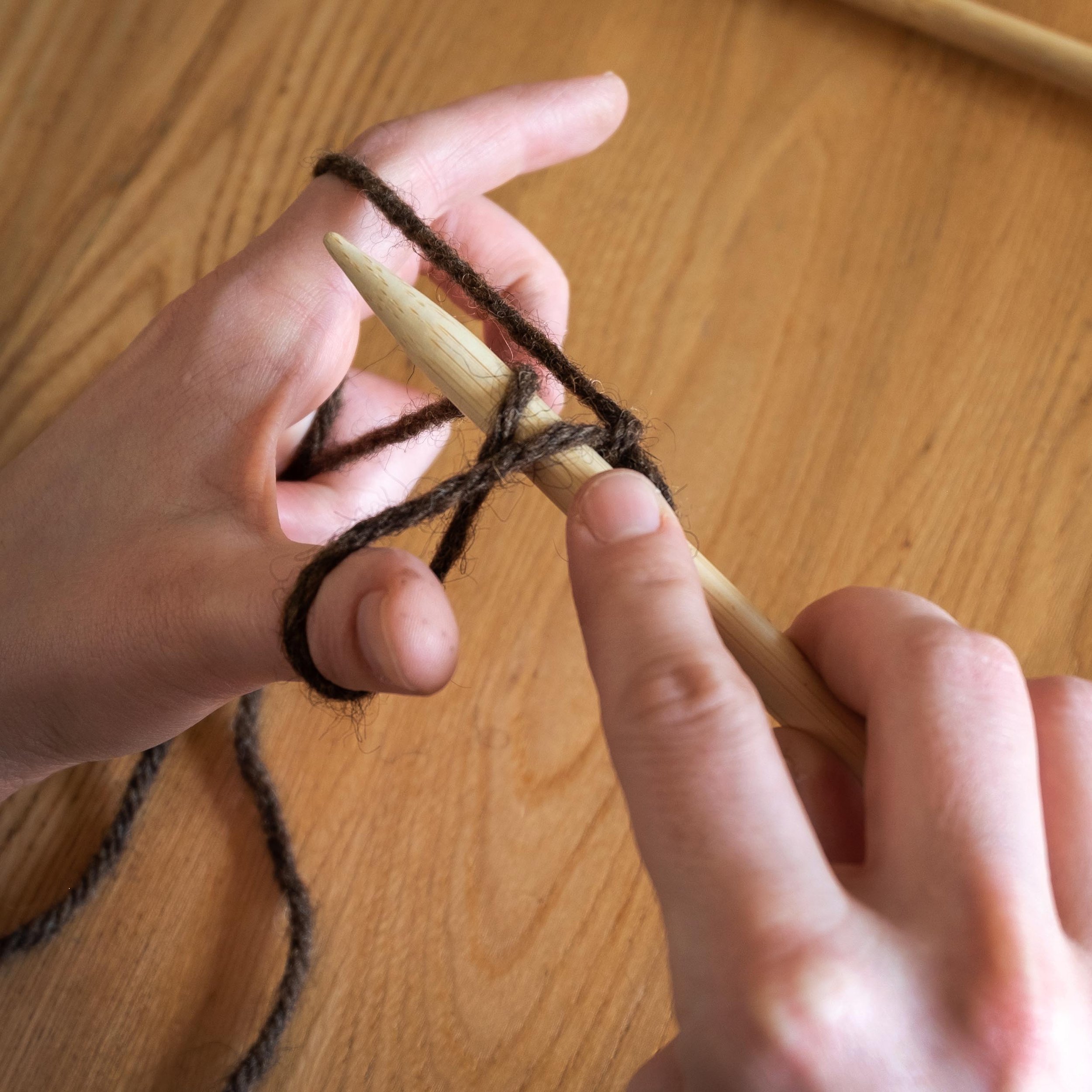 Long Tail Cast On Tutorial — flock | Knitting & Wool Shop