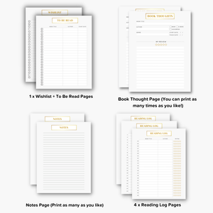 FREE TEMPLATE: BOOK JOURNAL | Subscription box for female entrepreneurs ...