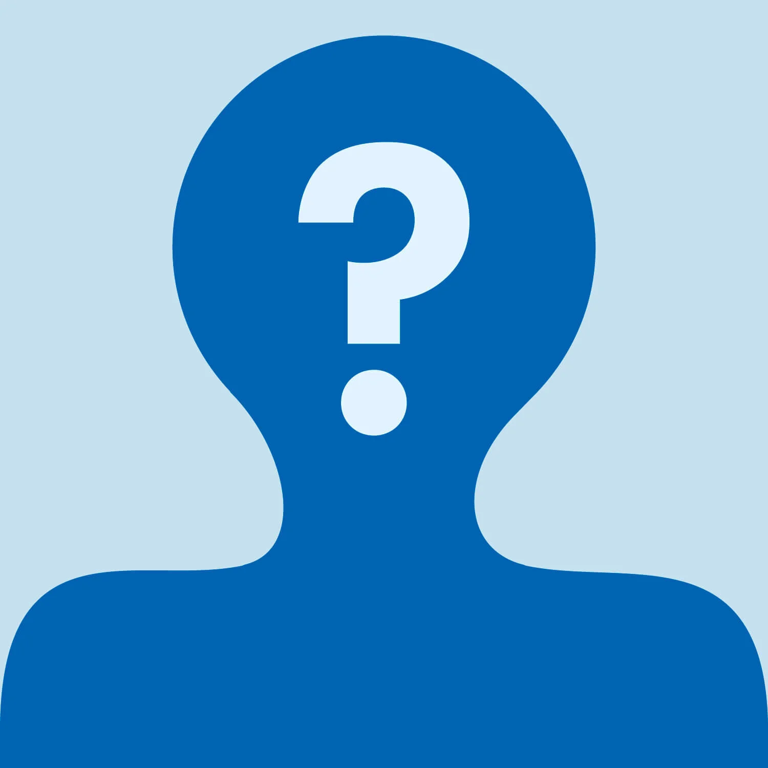 Blank Profile Picture With Question Mark