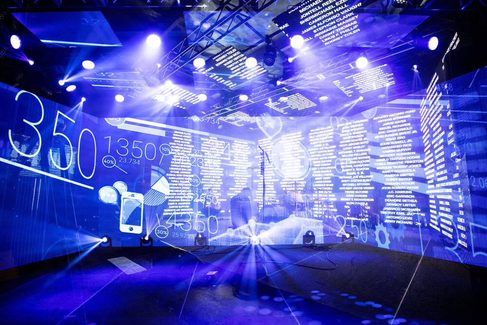 Virtual Main stage Virtual event stage