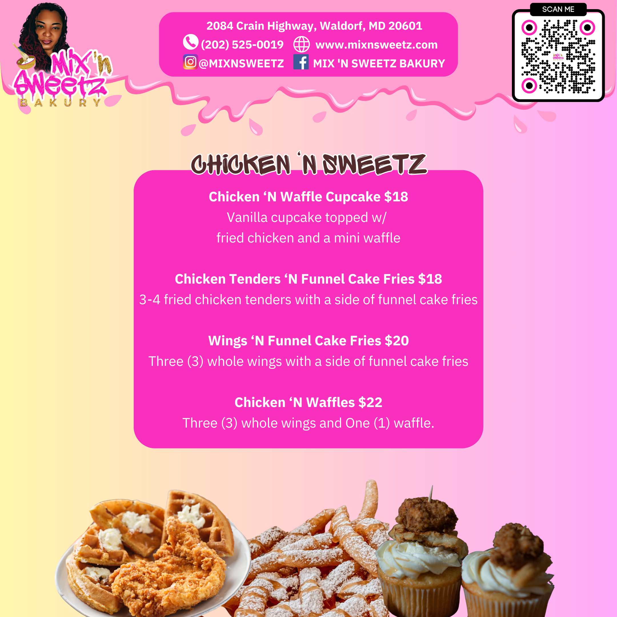 Menu 1 — Mix 'n Sweetz Bakury