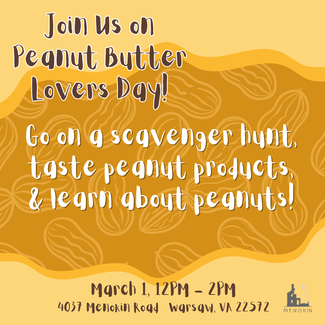 Peanut Butter Lovers Day — Menokin