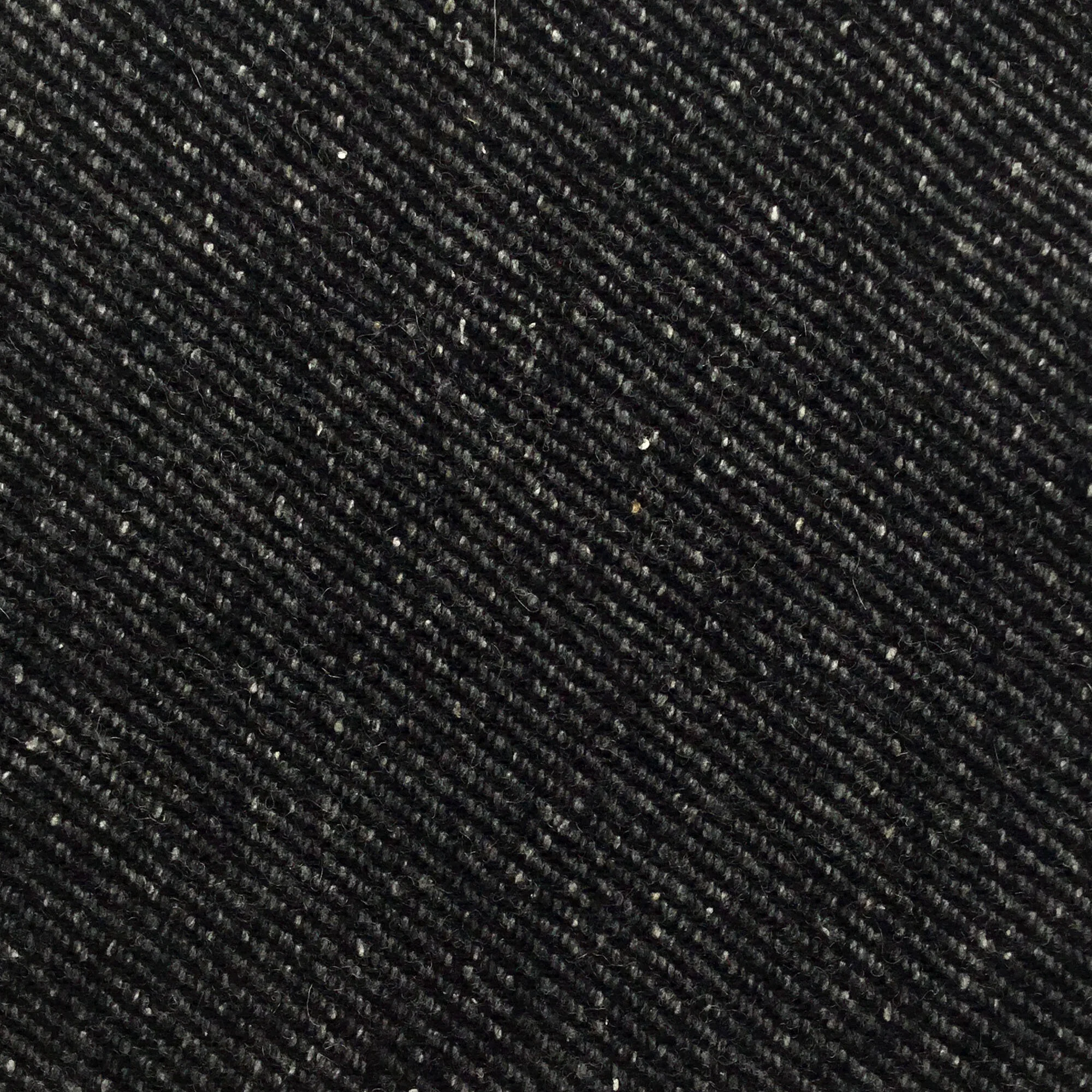 Charcoal/Black Twill Stripe Double Faced Wool — Misan Store