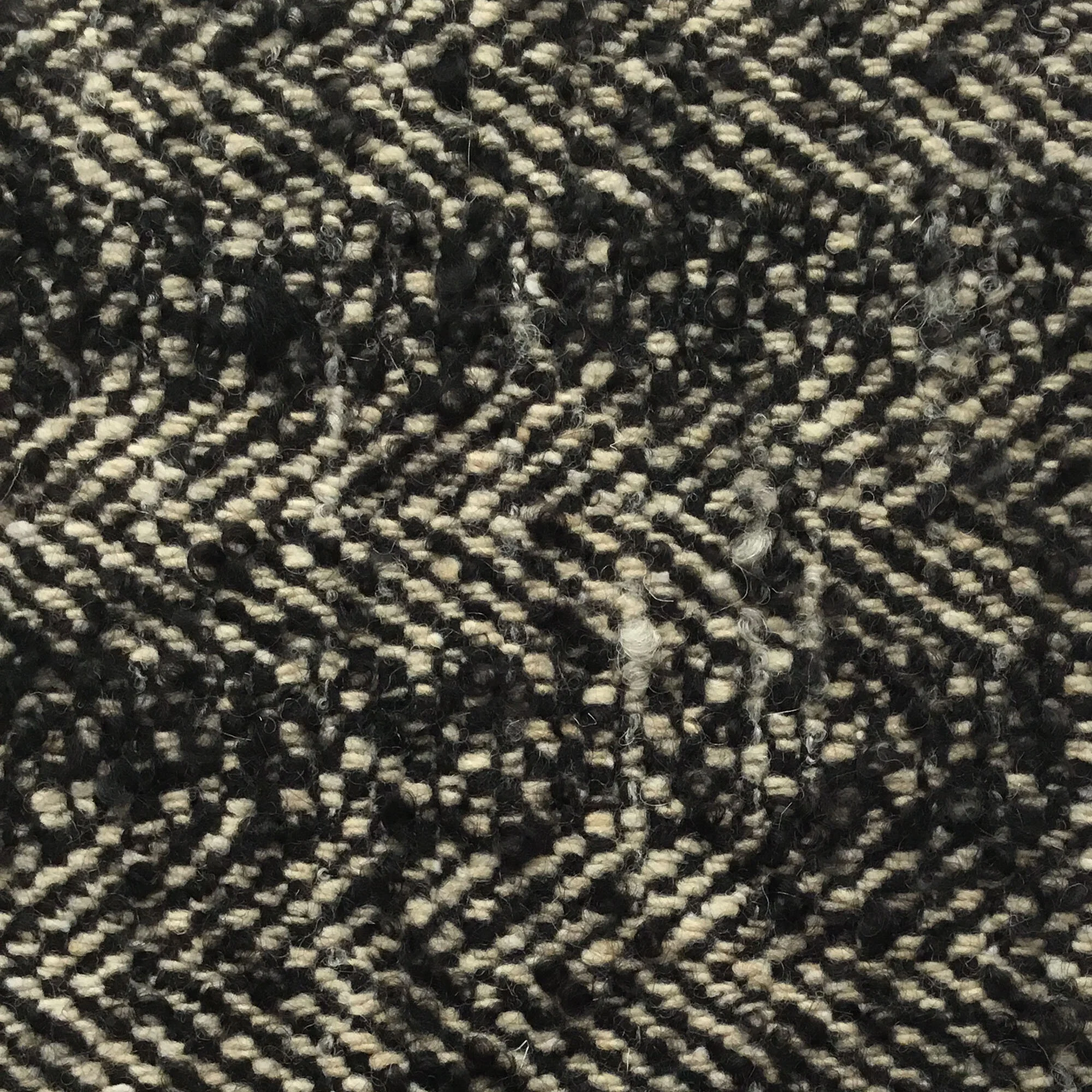 Charcoal/Black Twill Stripe Double Faced Wool — Misan Store