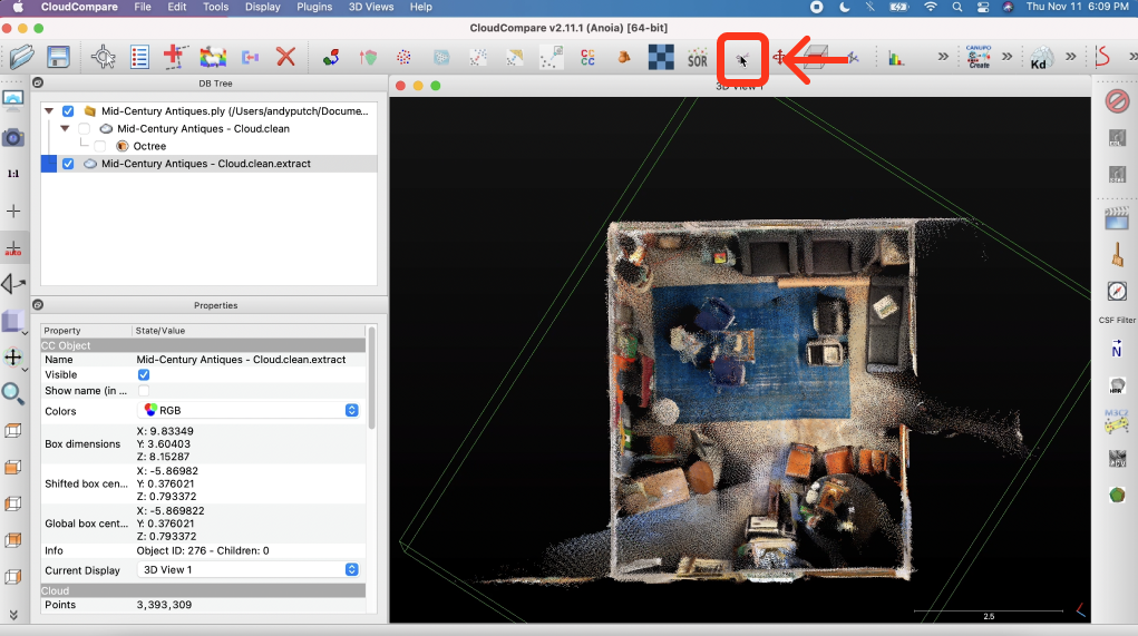 Improve scan quality and accuracy with CloudCompare — SiteScape by FARO