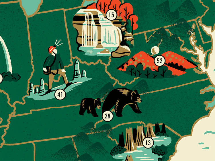 U.S. National Park Maps — Brave the Woods