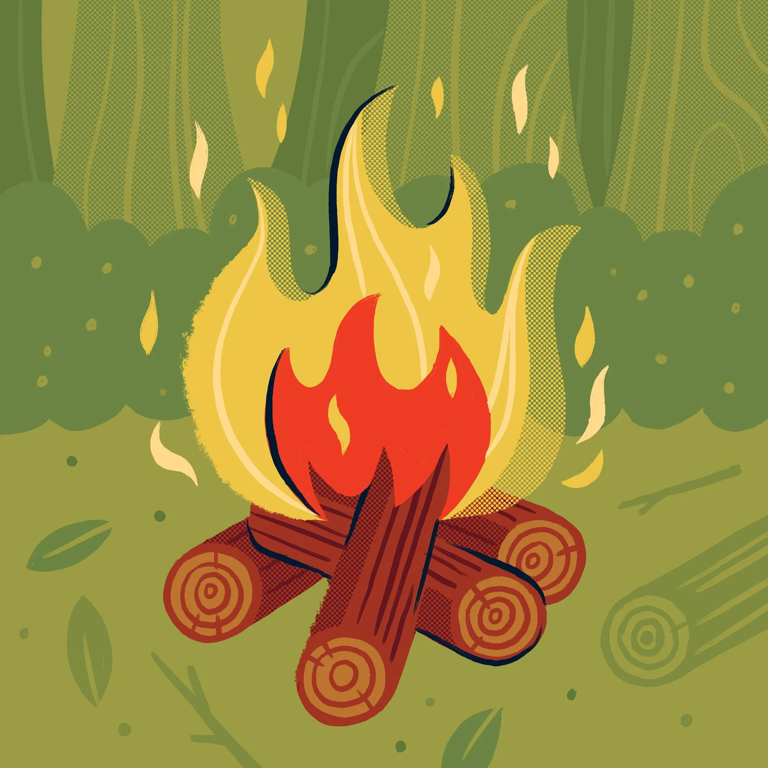 Great Outdoors Memory Game — Brave the Woods