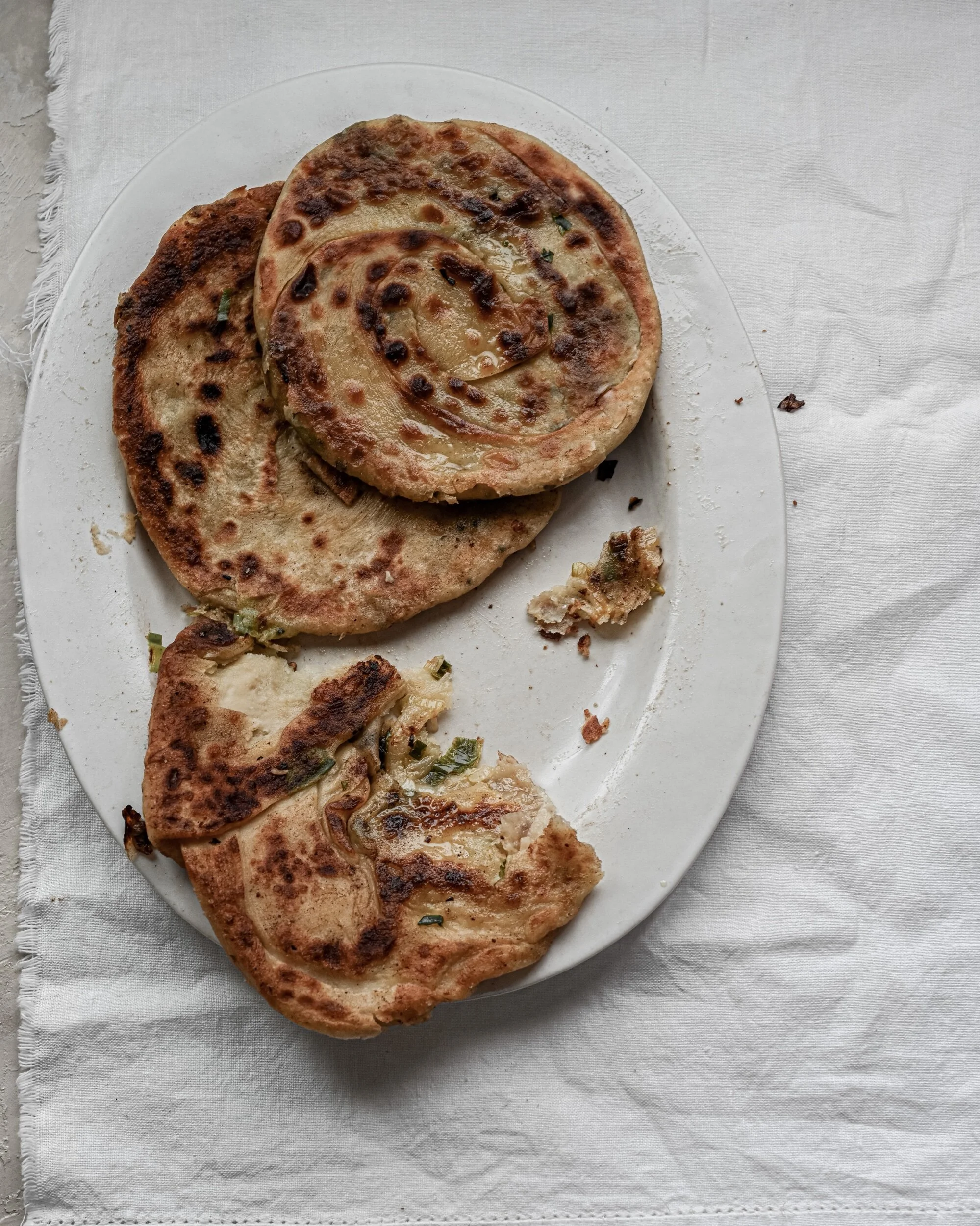 Malaweh with scallion & cheddar — The Cinnaman