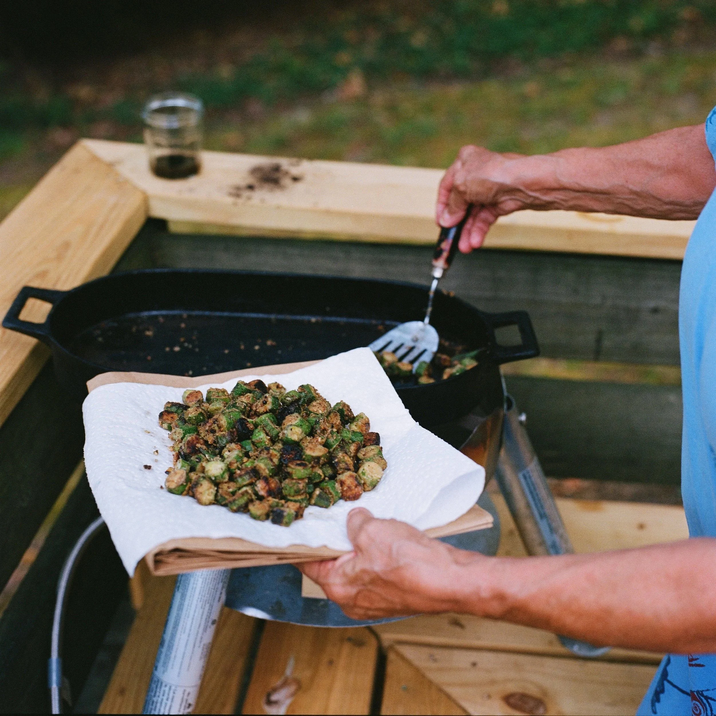 Fried Okra by Brie Kane — PEEL
