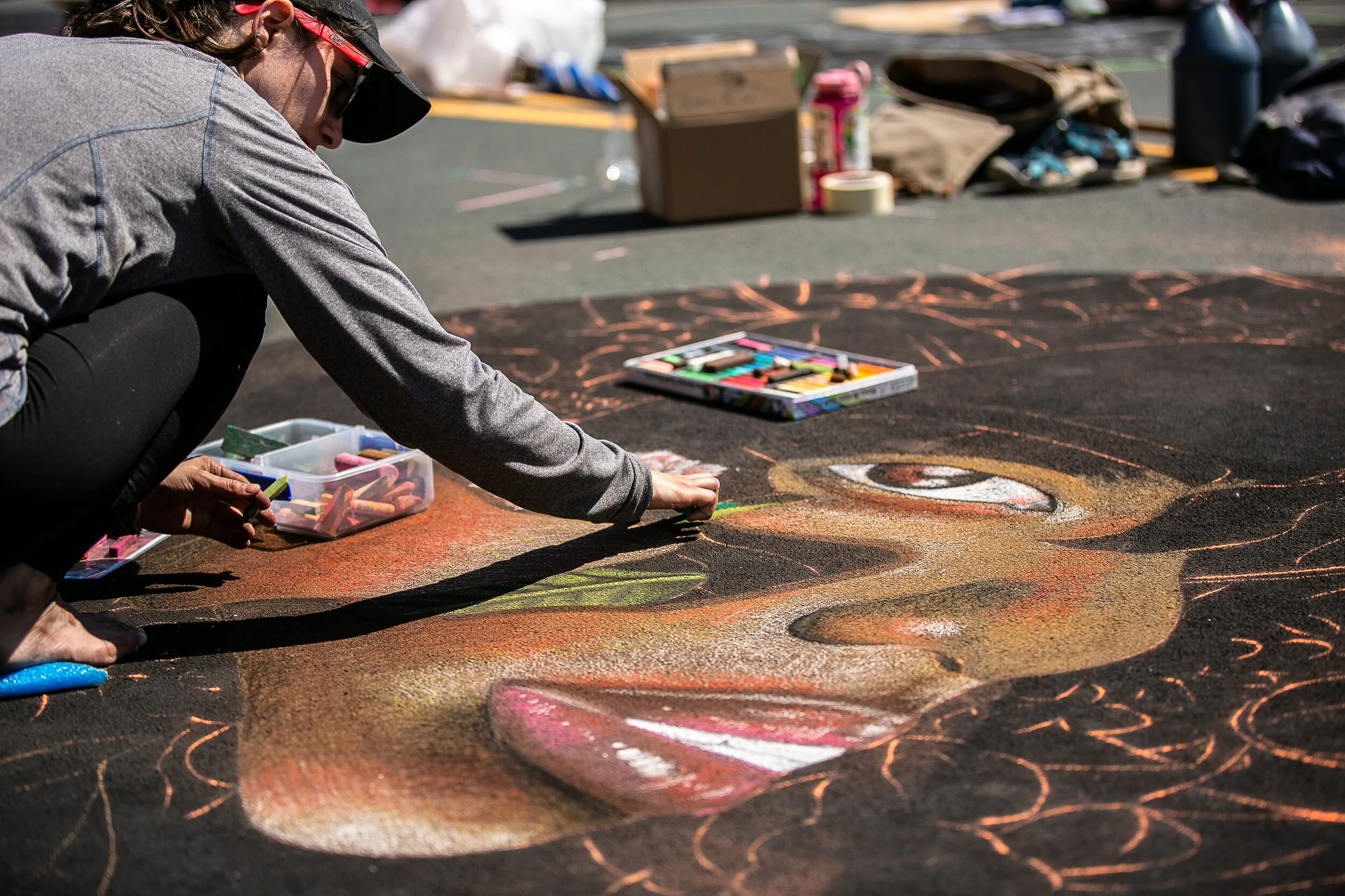 San Diego Chalk Artist