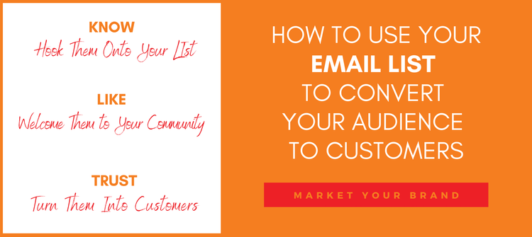 How to Use Your Email List to Convert Your Audience to Customers