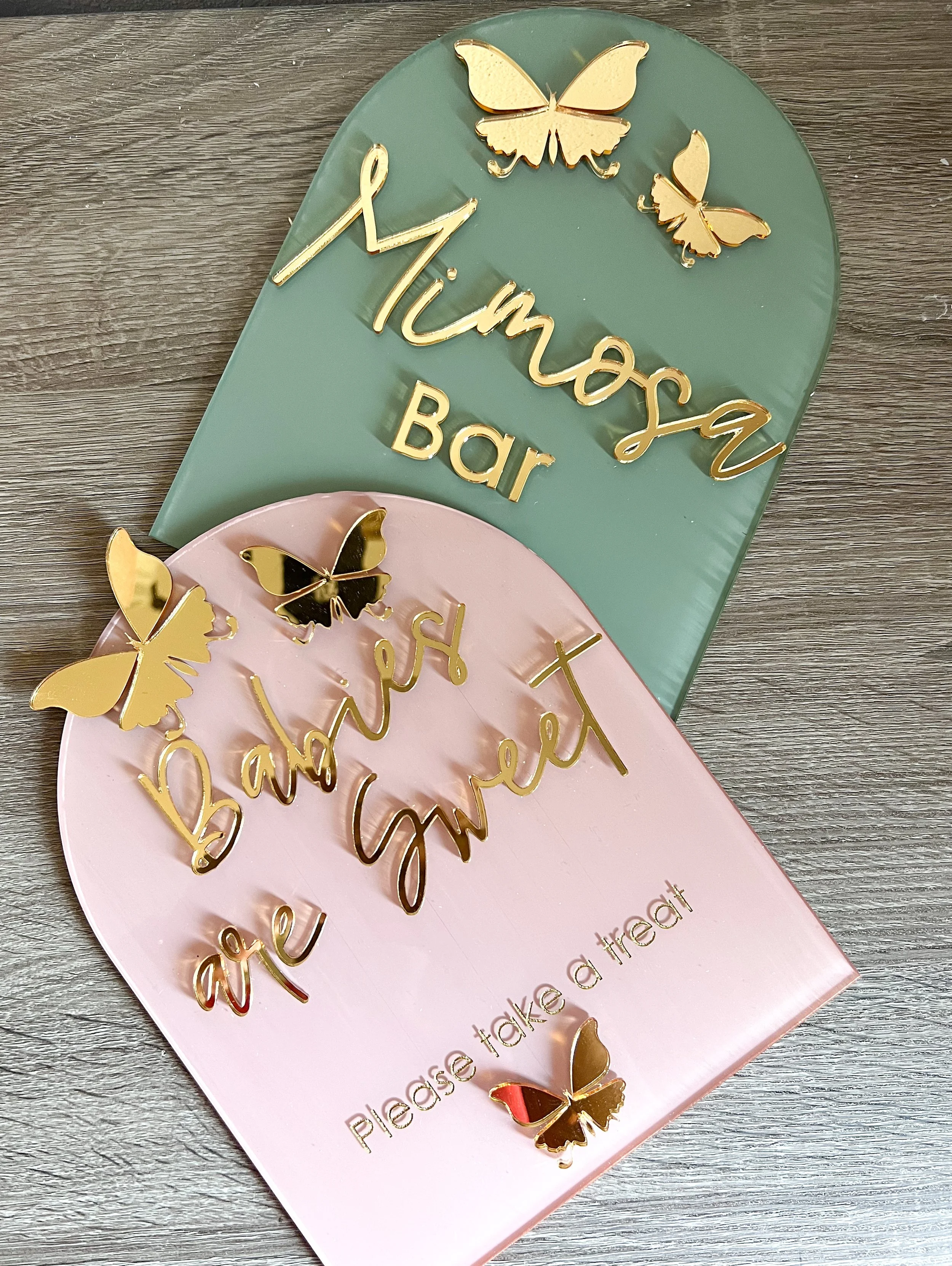 Arch or Half Arch 8X10 Acrylic Sign — Mama Meaux Graphics