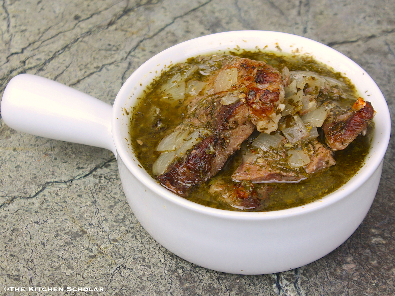CHAKAPULI (KAKHETIAN BRAISED LAMB AND TARRAGON STEW) — The Kitchen Scholar