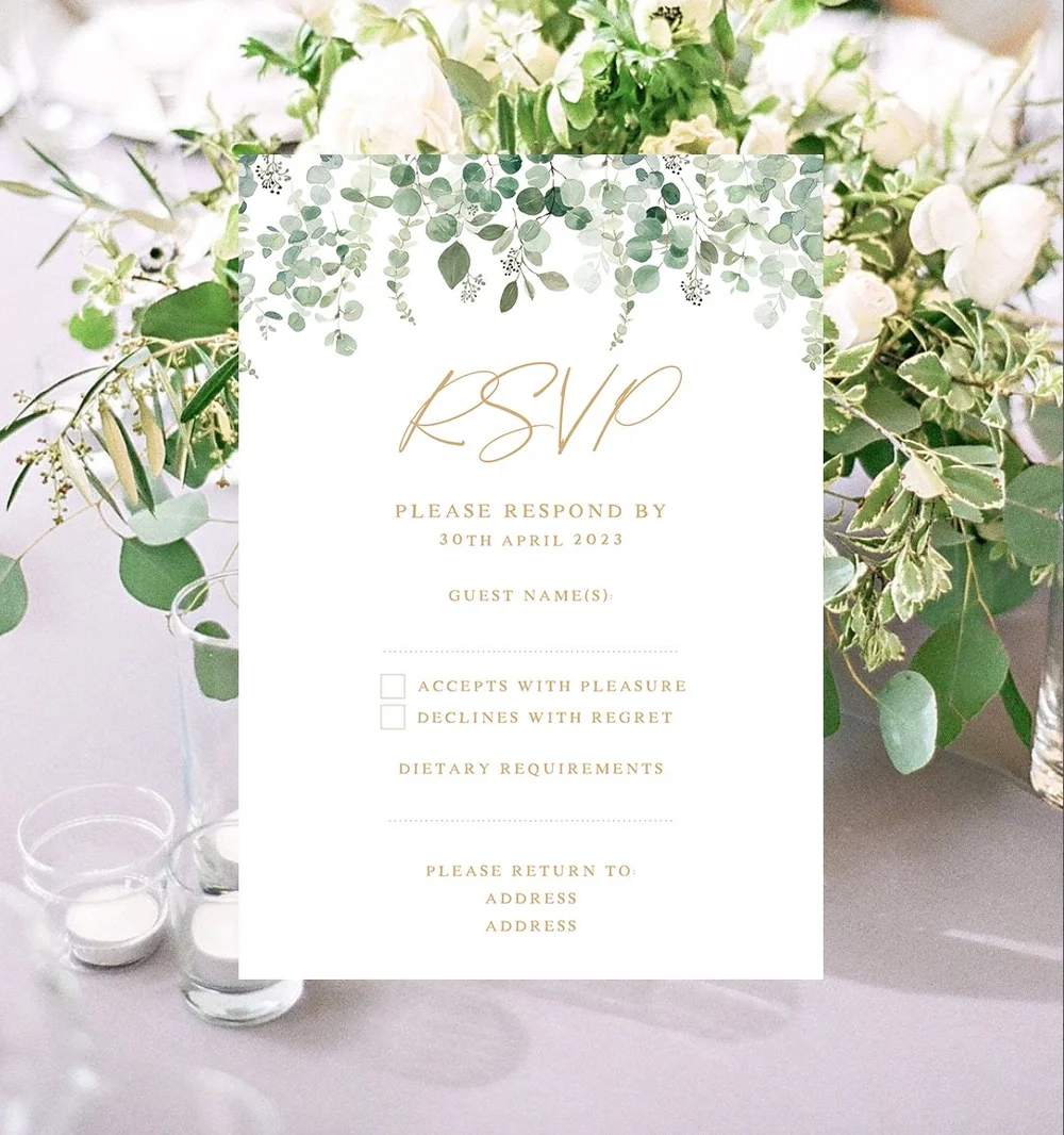 Wedding rsvp design | Honestweddingadvice.com