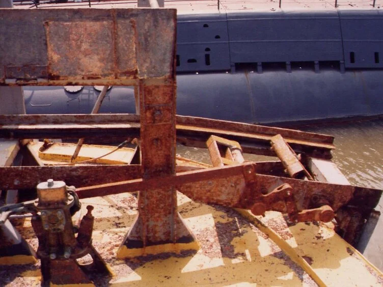 Depth Charge Racks — USS SLATER